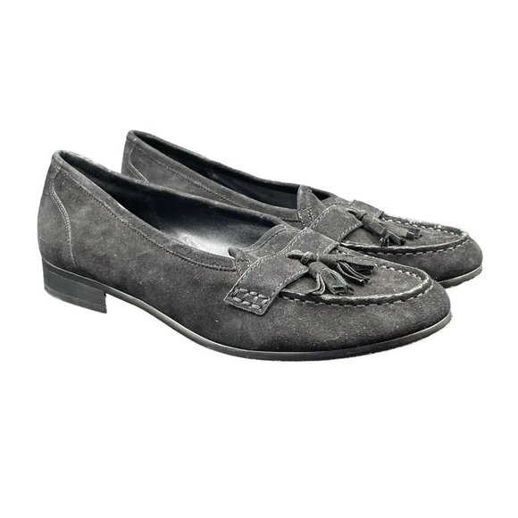 Brooks Brothers | Shoes | Brooks Brothers Tassel Loafers Womens 9 Black ...